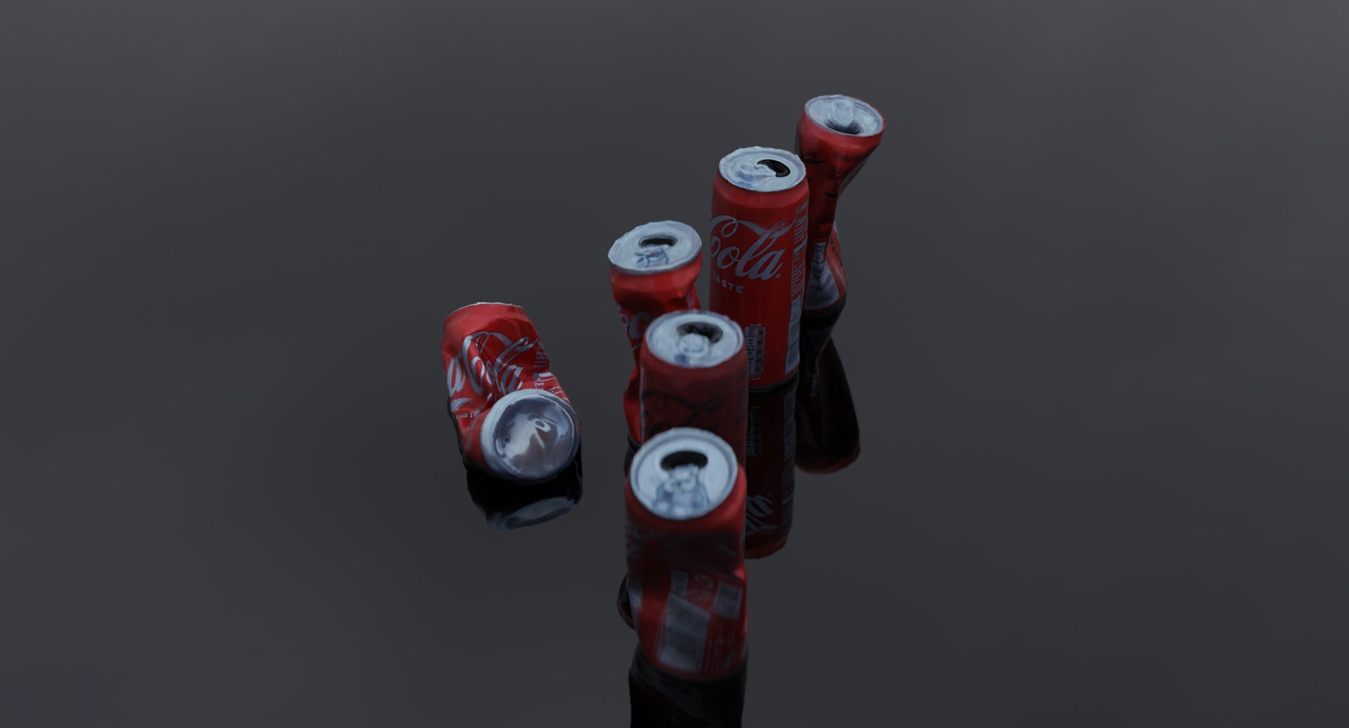 Coka Cola Cans Assets model - TurboSquid 2093848