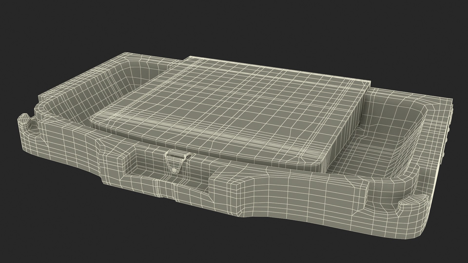 3D Wall Mount Baby Changing Station With Safety Strap - TurboSquid 2128386