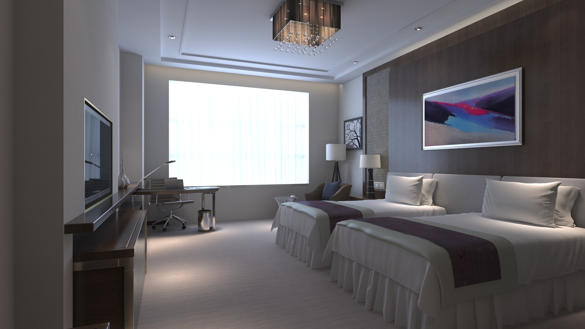 3D Hotel Room Collection 01 - TurboSquid 2141139