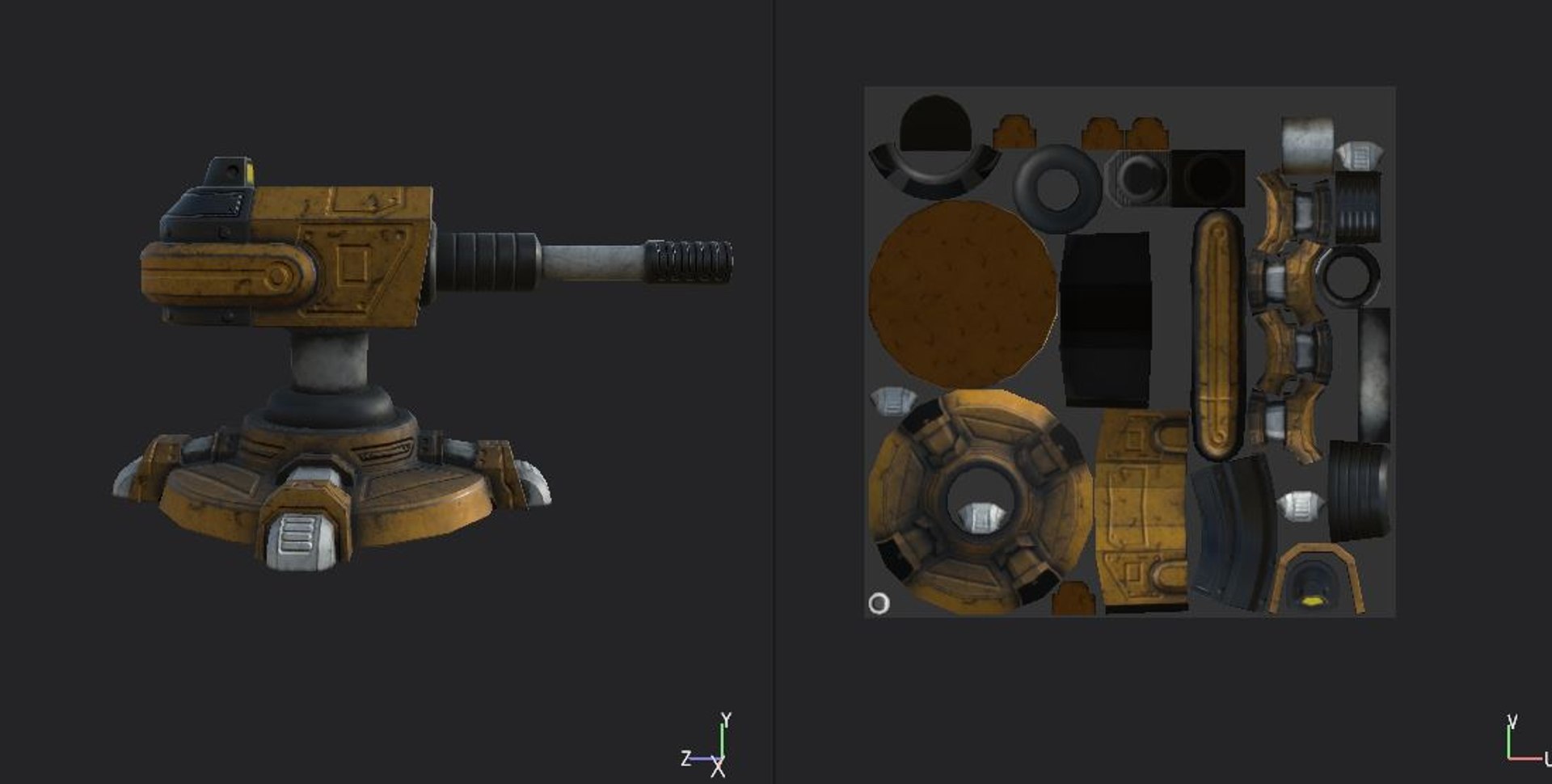 3D Turret Games Military - TurboSquid 1626689