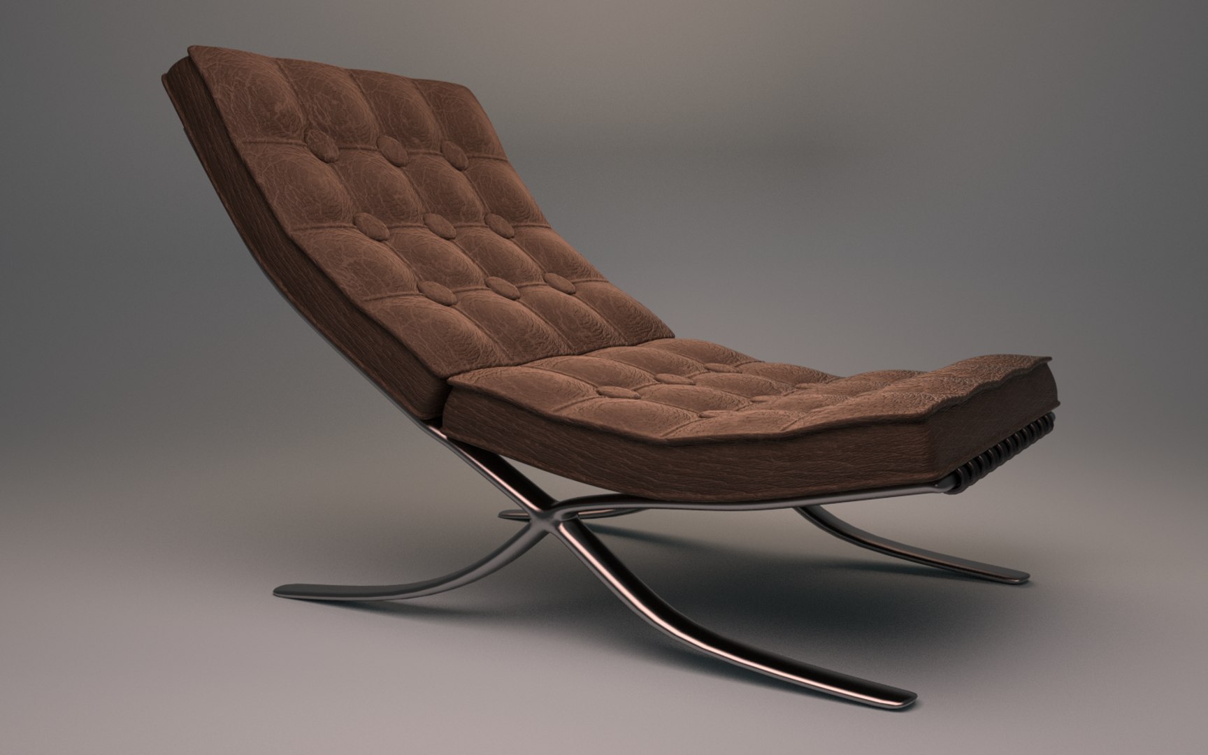Barcelona chair model - TurboSquid 1203111