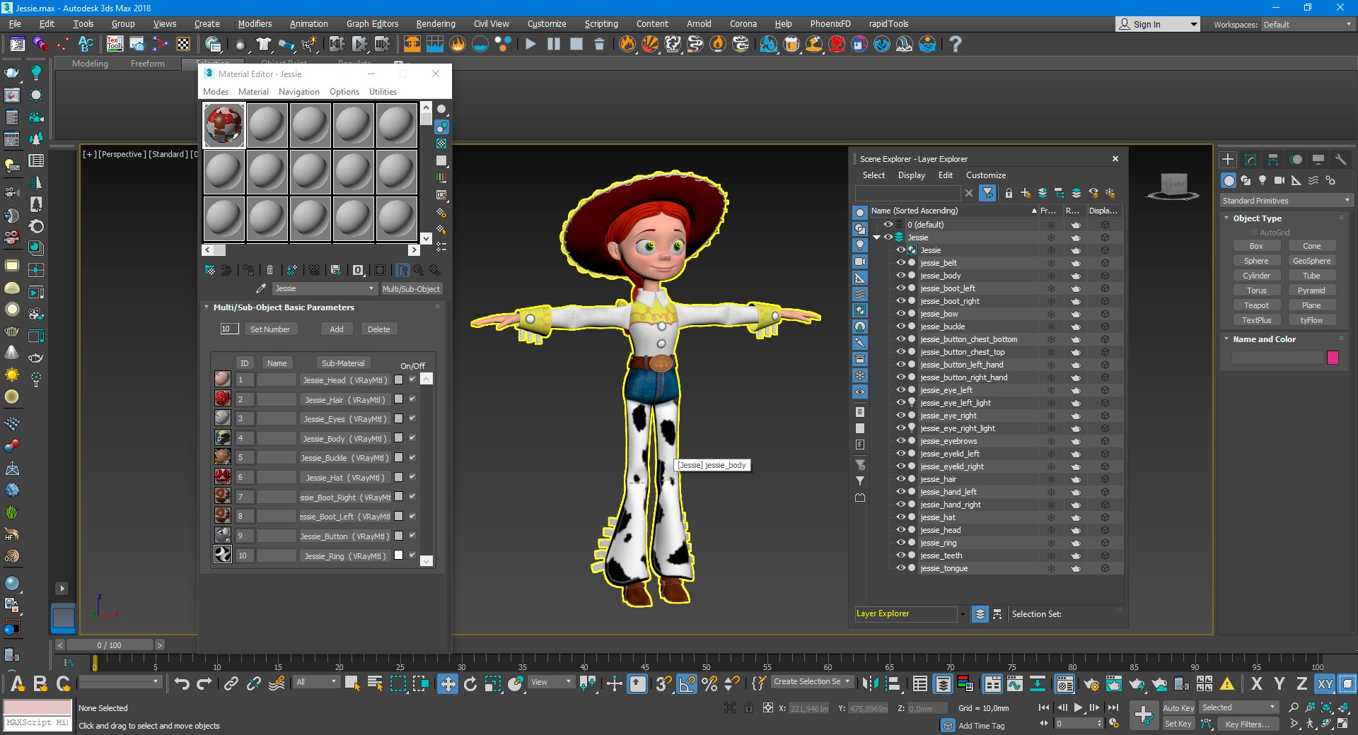 Jessie 2020 3D model - TurboSquid 1556777