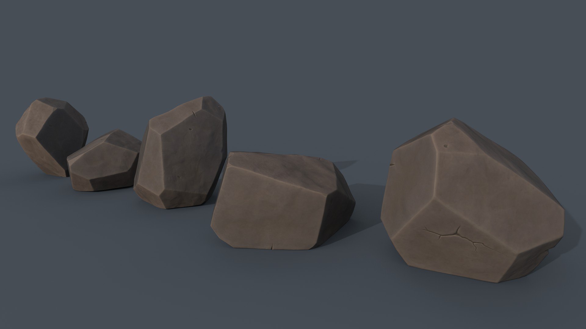 Free Low Poly Stones 3D - TurboSquid 2288912