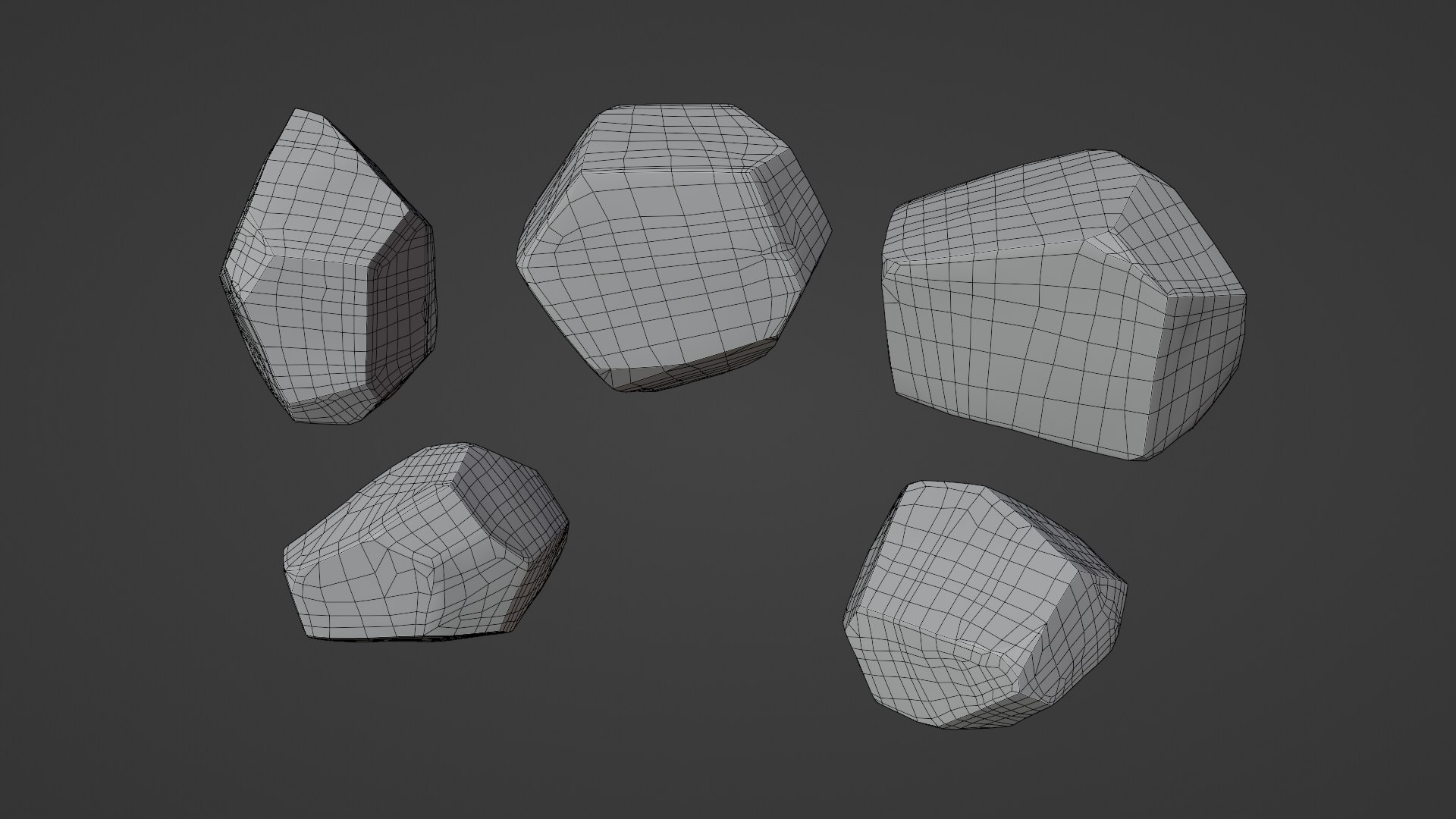 Free Low Poly Stones 3D - TurboSquid 2288912