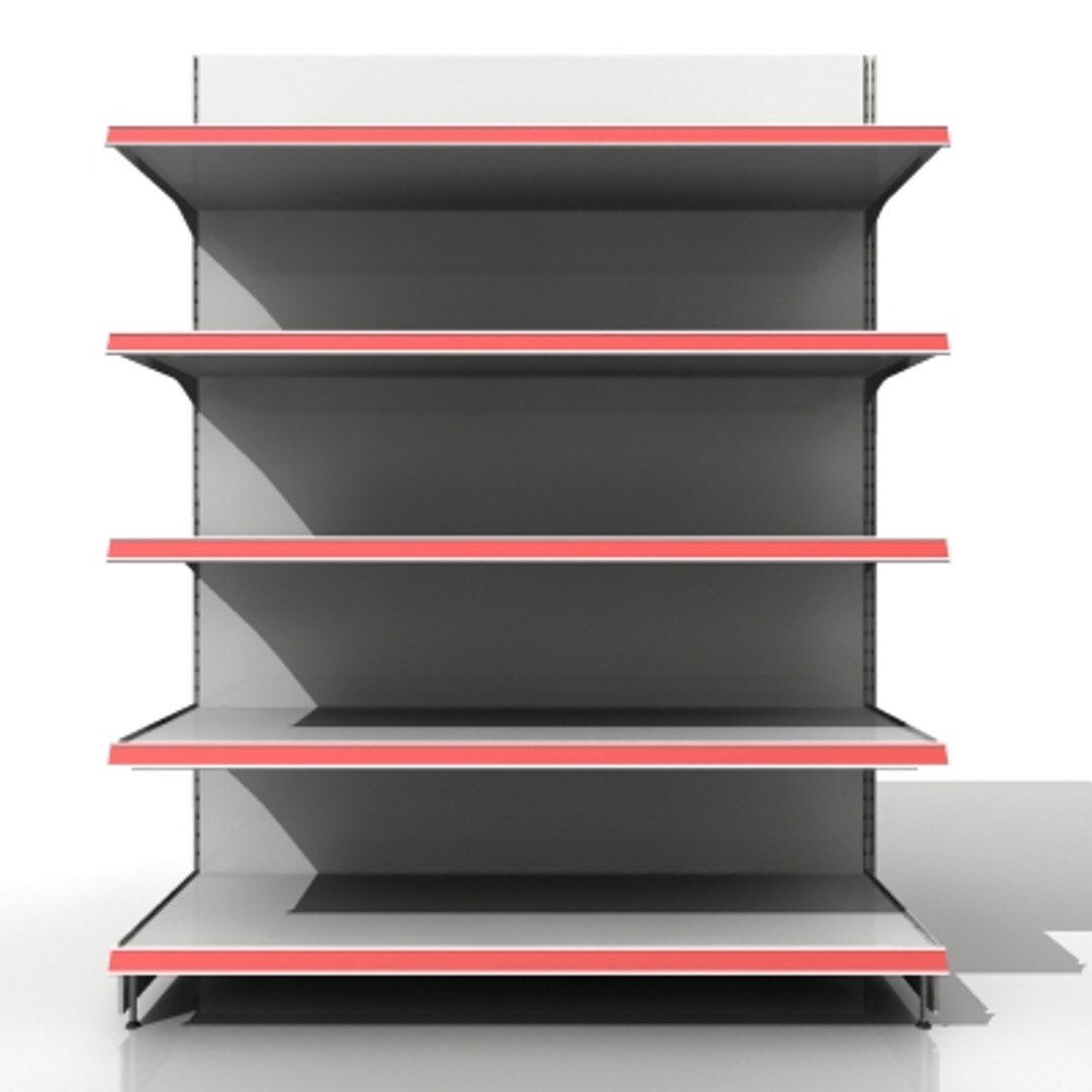 3d model shelves shelf