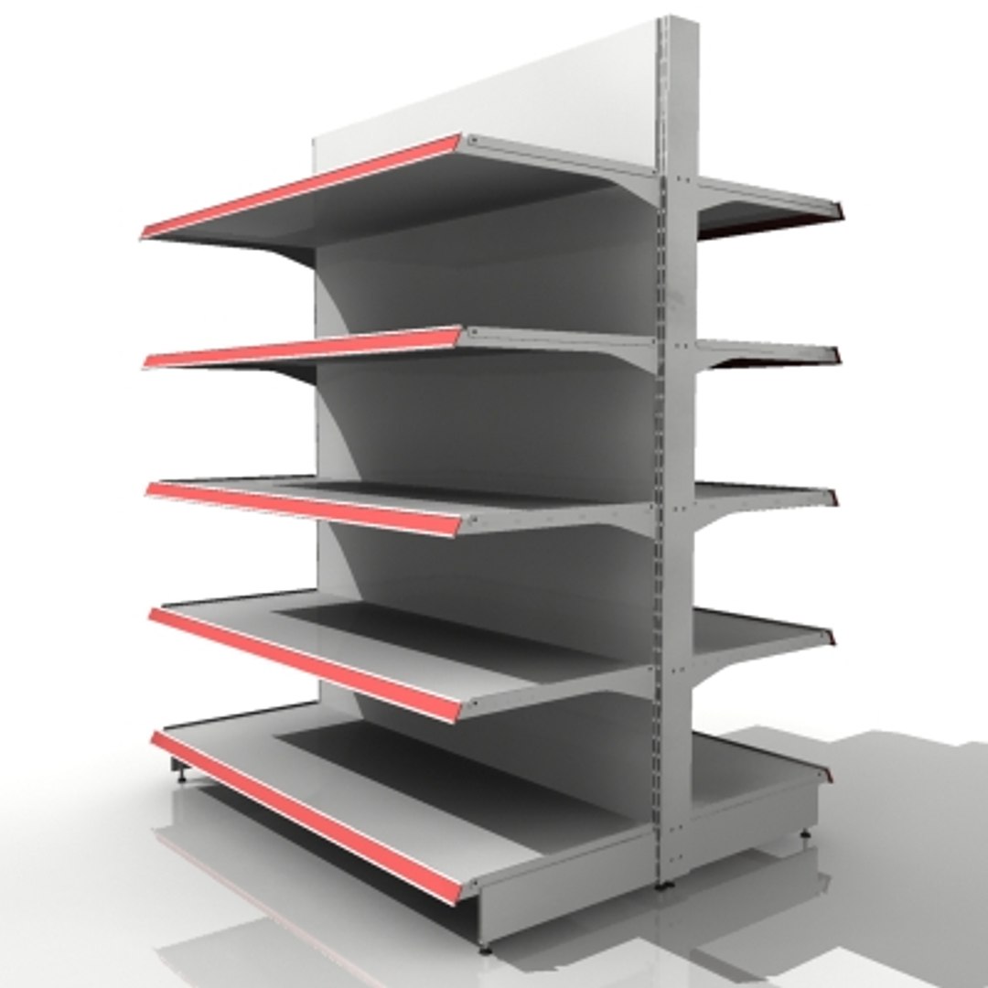 3d model shelves shelf