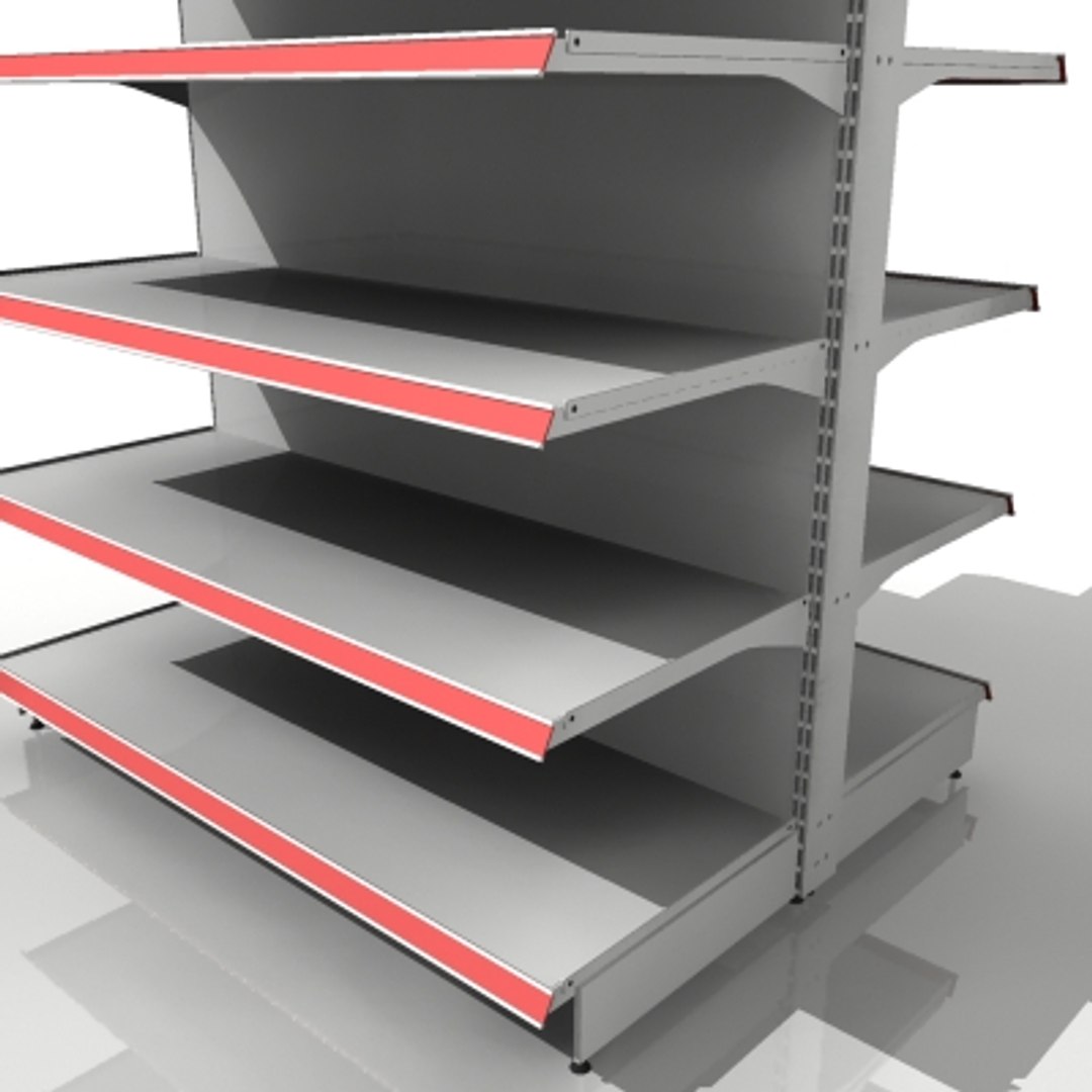 3d model shelves shelf