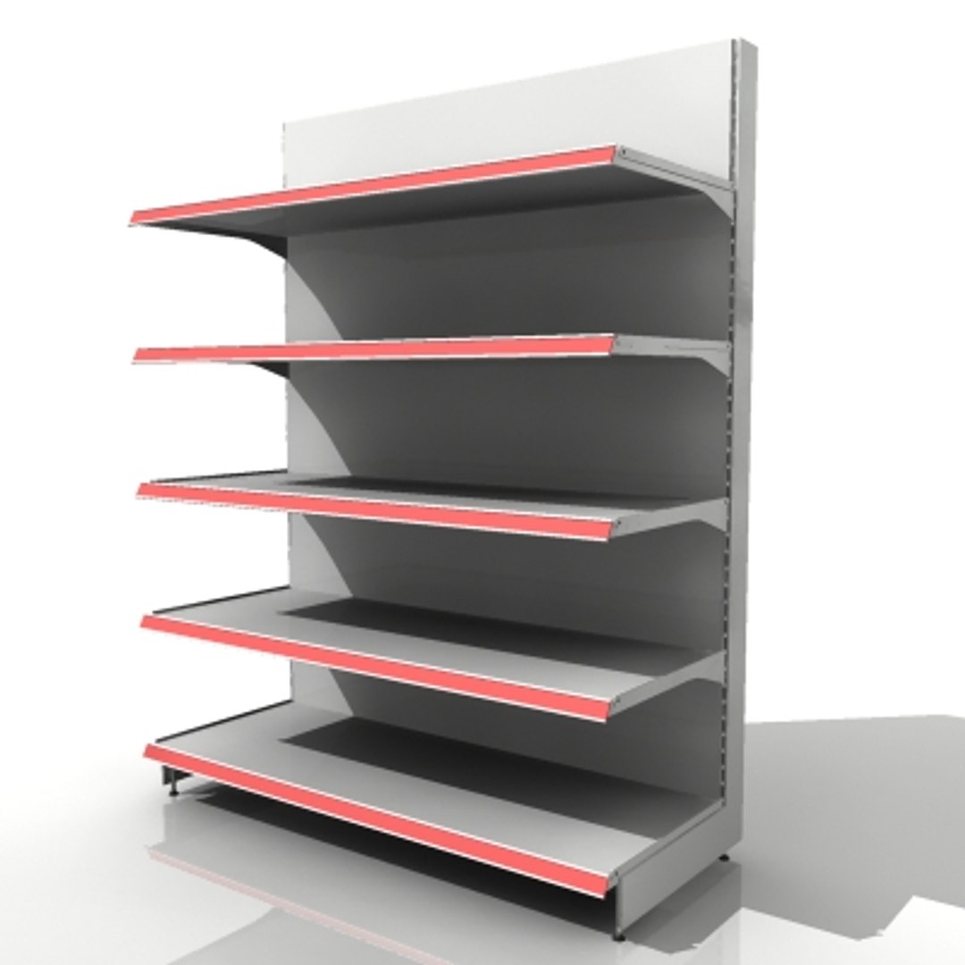 3d model shelves shelf
