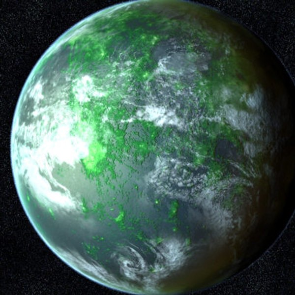 3d pack alien planets model