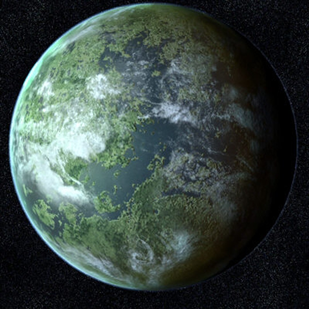 3d pack alien planets model