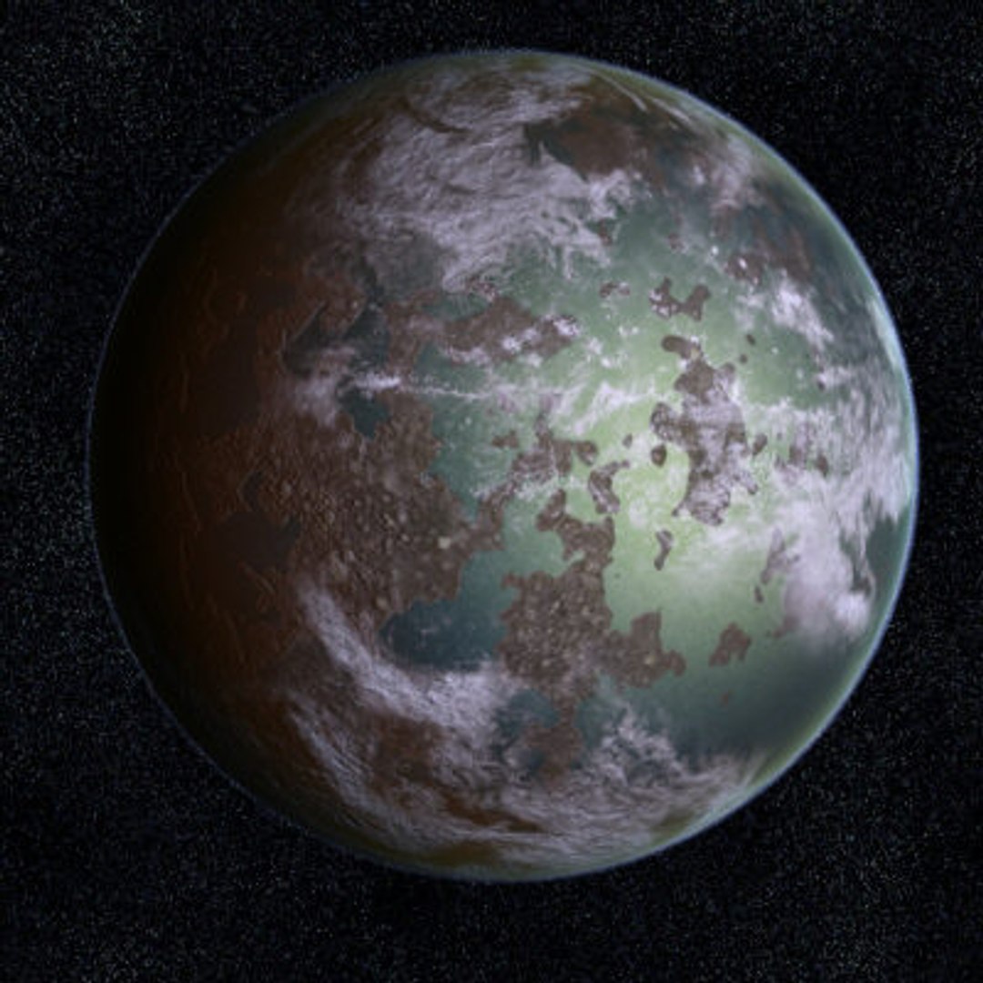 3d pack alien planets model