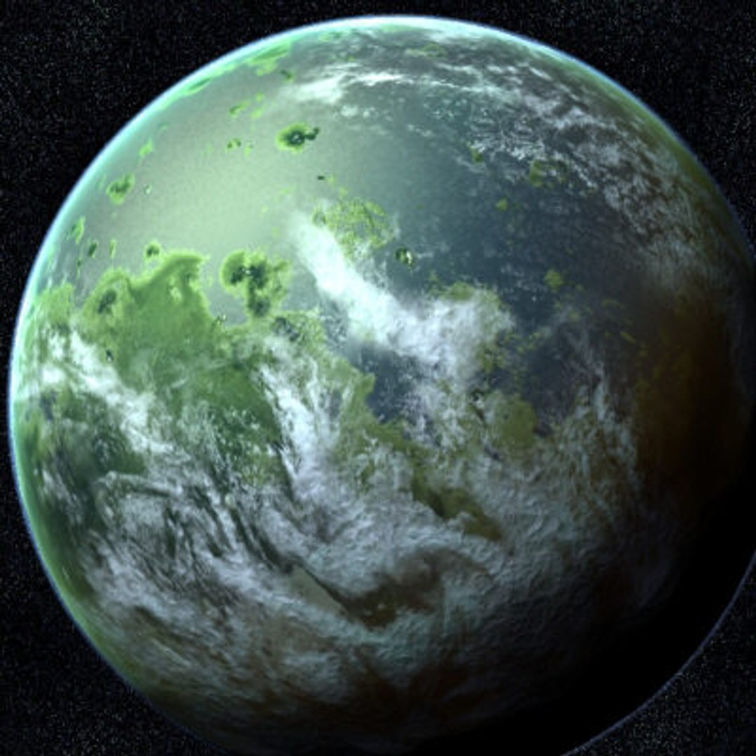 3d pack alien planets model
