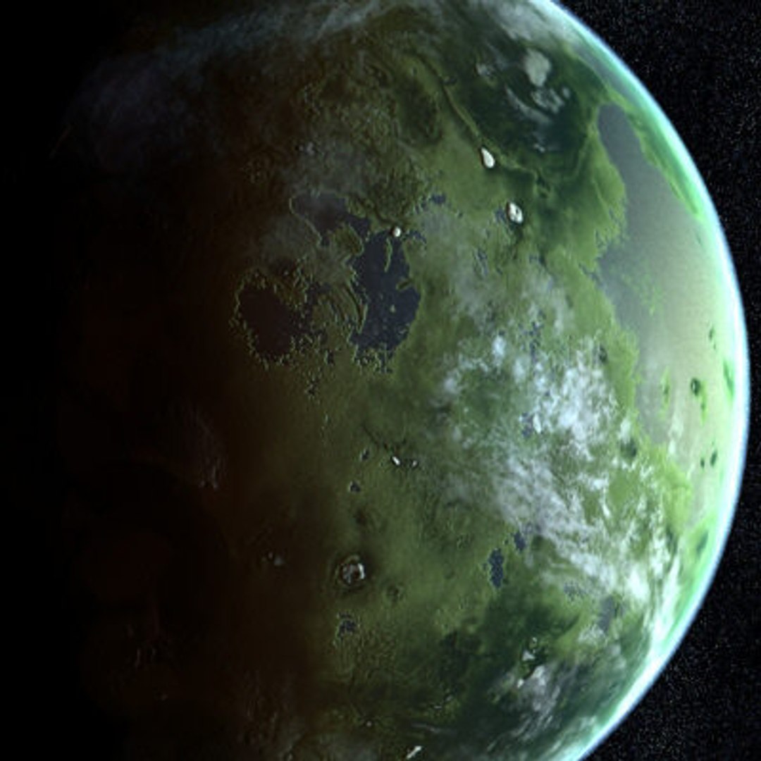 3d pack alien planets model