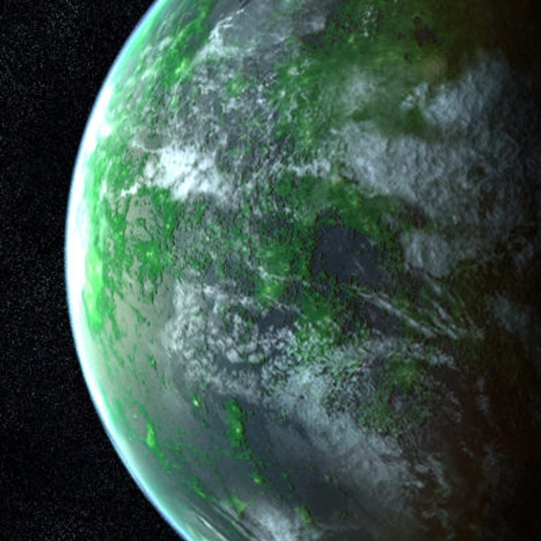 3d pack alien planets model