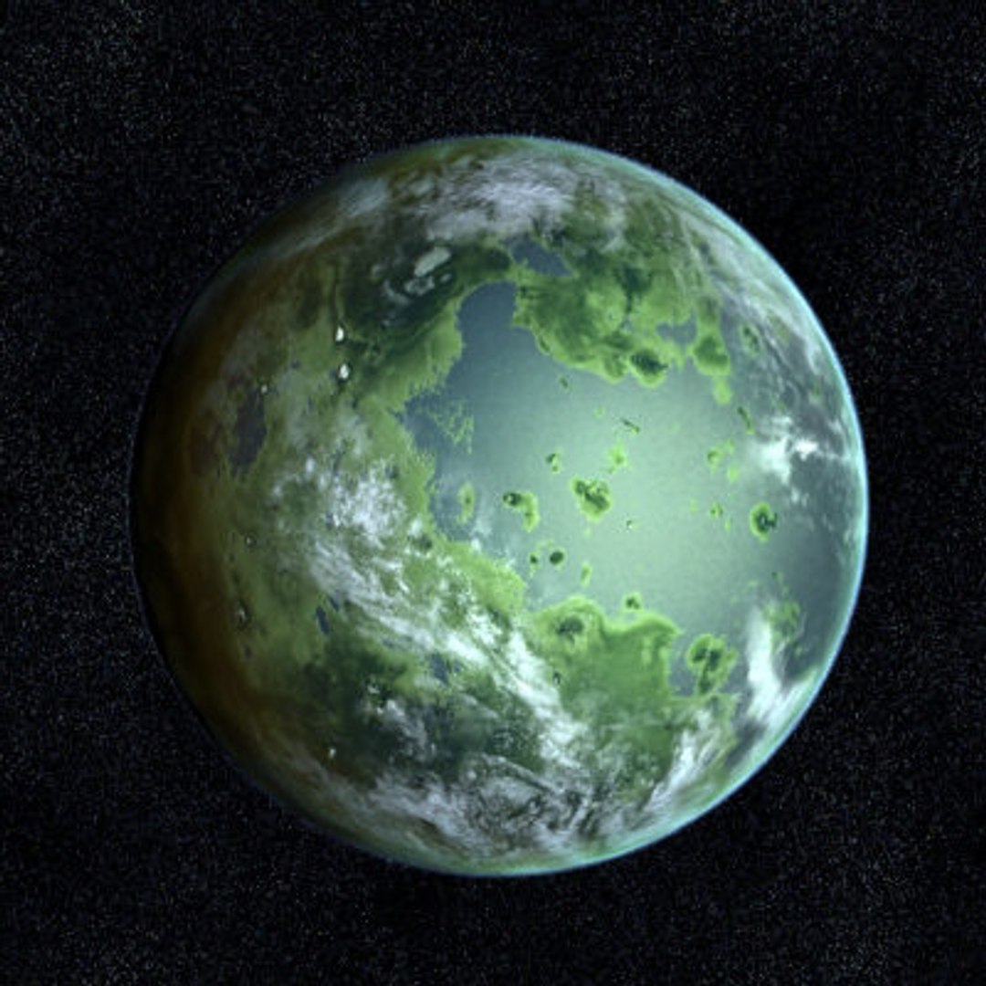 3d pack alien planets model