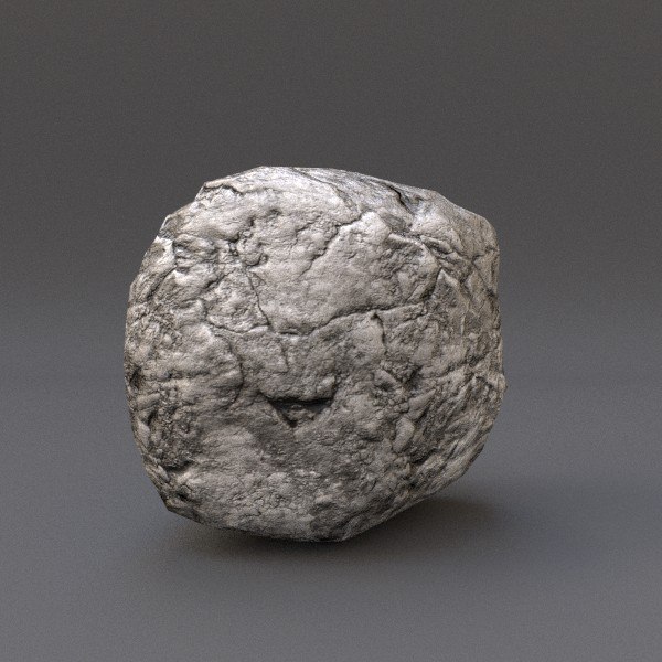 rock blender pbr 3d model