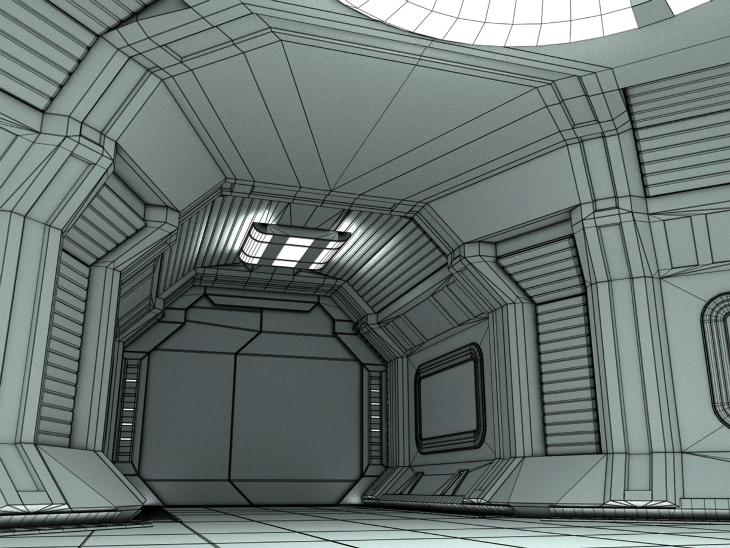 3D Spaceship Interior Modular Model - TurboSquid 1369531