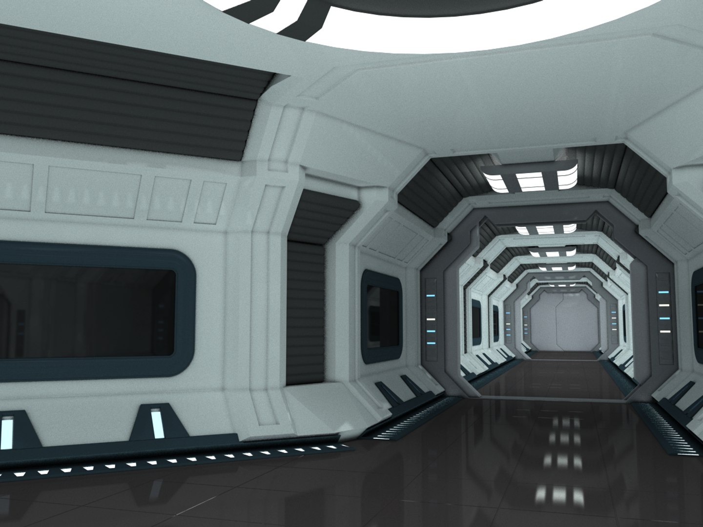 3D Spaceship Interior Modular Model - TurboSquid 1369531