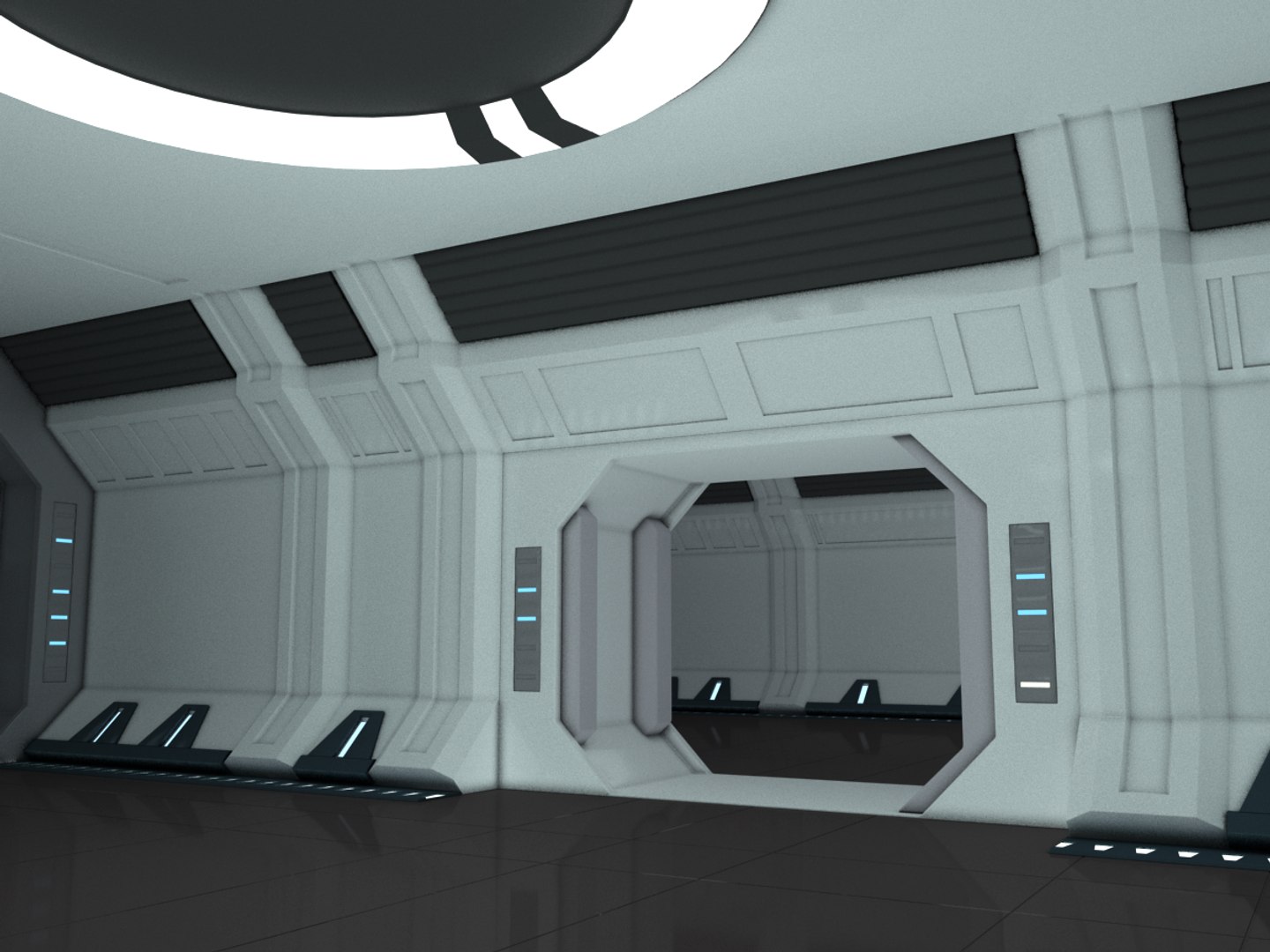 3D Spaceship Interior Modular Model - TurboSquid 1369531