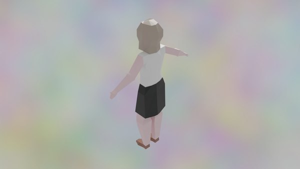3D rigged low-poly character : model - TurboSquid 1437532