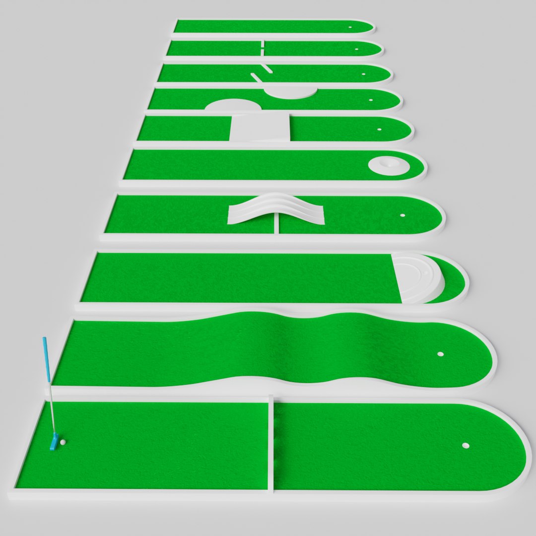 Mini Golf Park 3D Model - TurboSquid 2218926