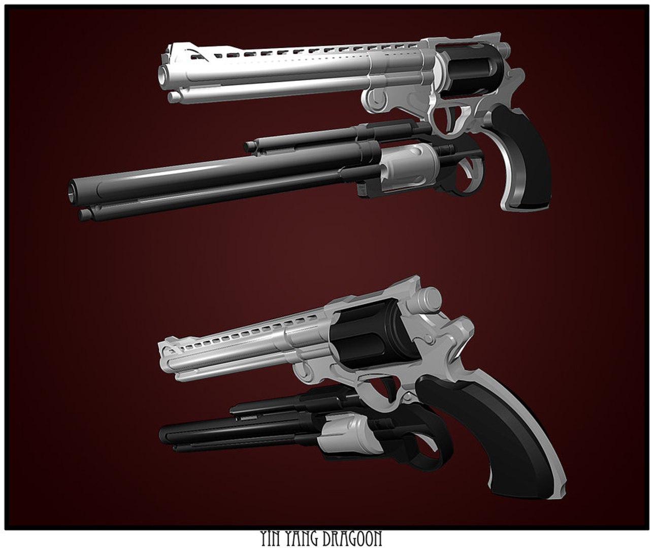 3d Gun Yin Yang