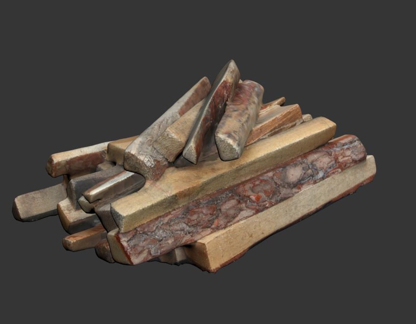 Ultra realistic firewood scan 3D model - TurboSquid 1317232