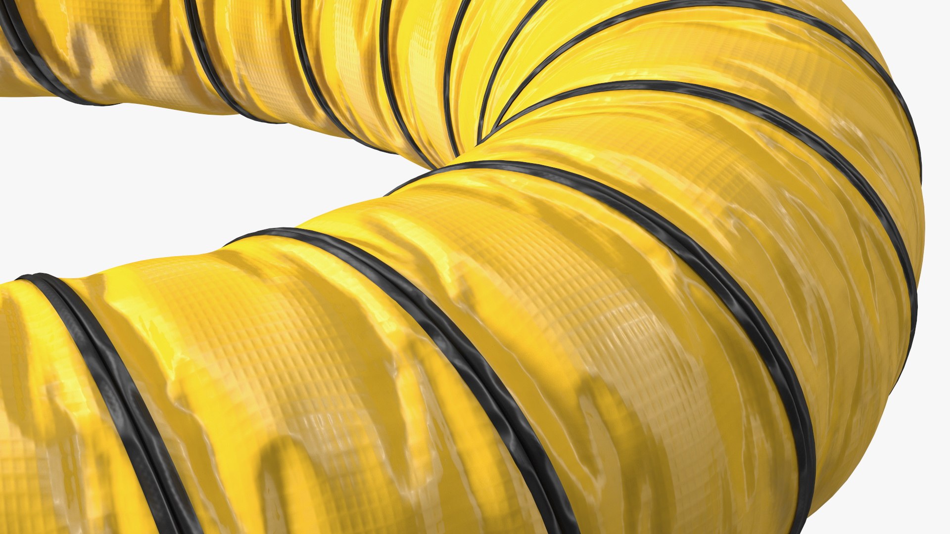 3D Coated Fabric Ventilation Duct Hose model - TurboSquid 1848941