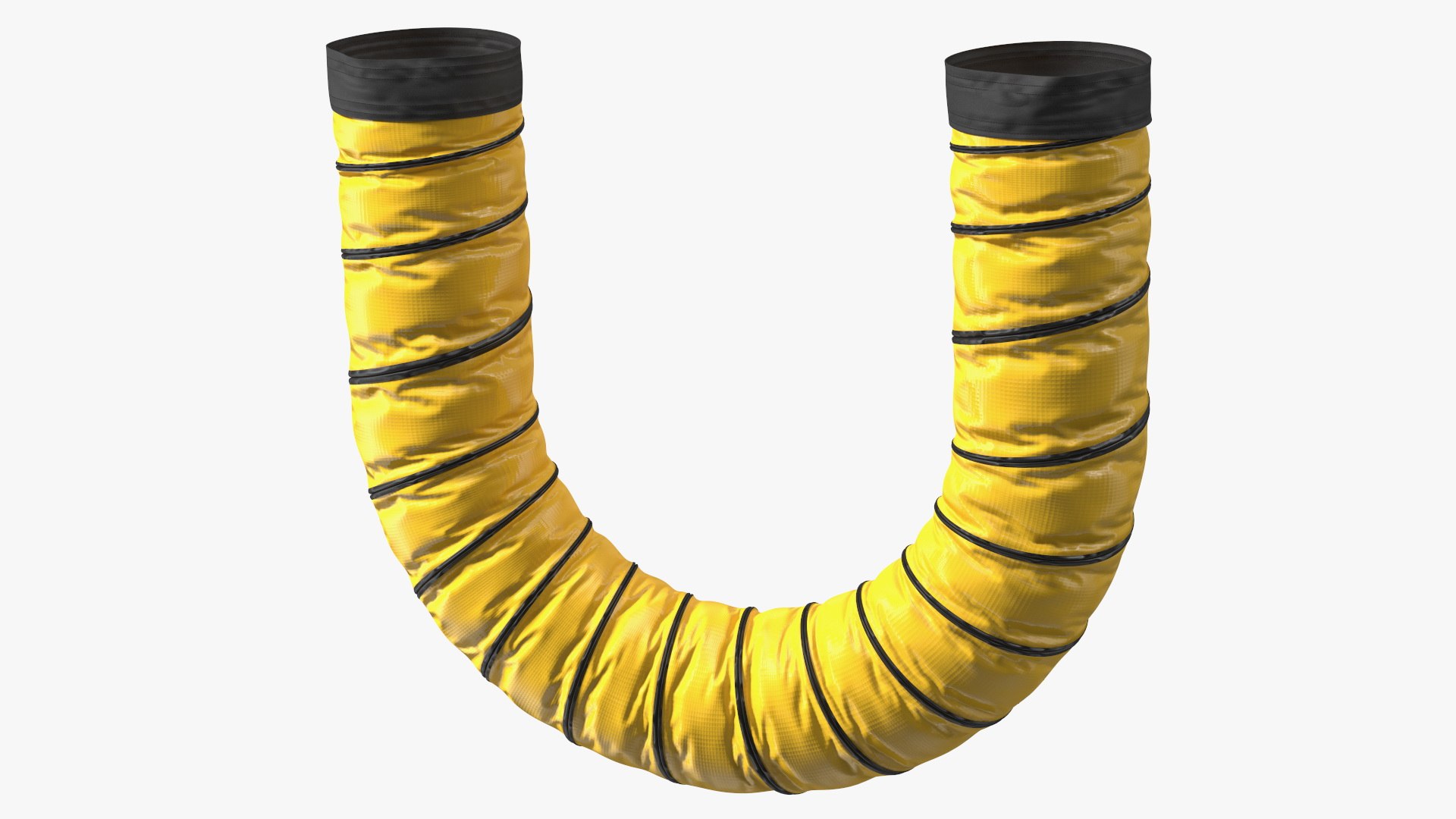 3D Coated Fabric Ventilation Duct Hose model - TurboSquid 1848941