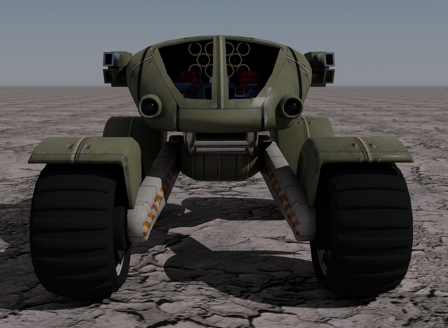 Armored Assault Vehicle 3d Model