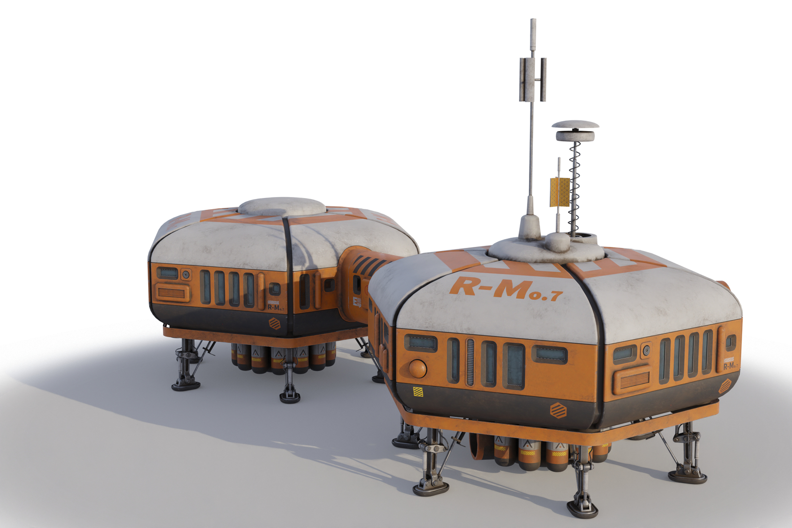 3D Planetary Station With PBR Materials Model - TurboSquid 2009785