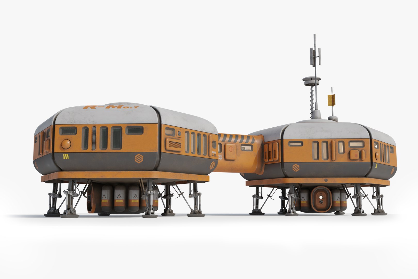 3D Planetary Station With PBR Materials Model - TurboSquid 2009785