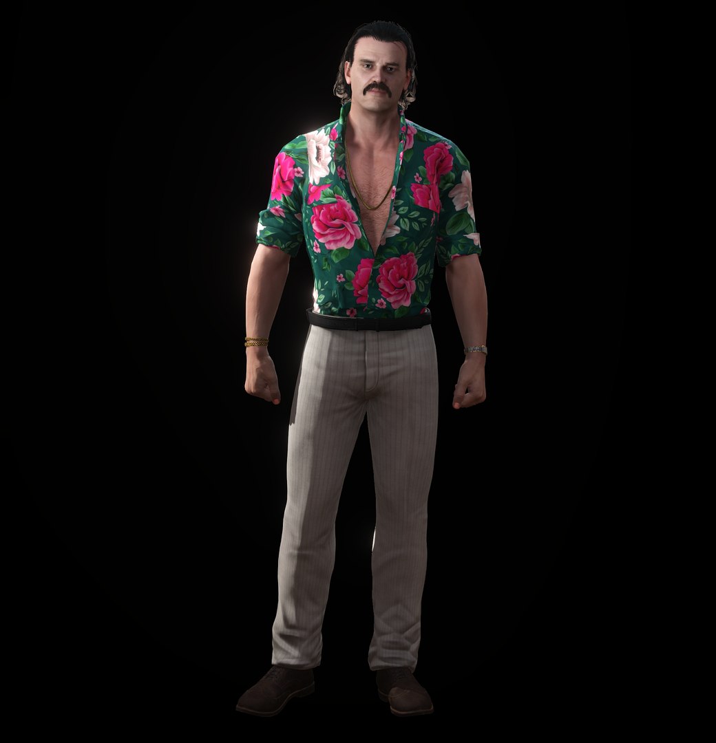 Gangster Mafia PBR Game Ready Model - TurboSquid 2098815