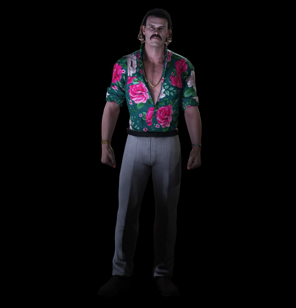 Gangster Mafia PBR Game Ready Model - TurboSquid 2098815