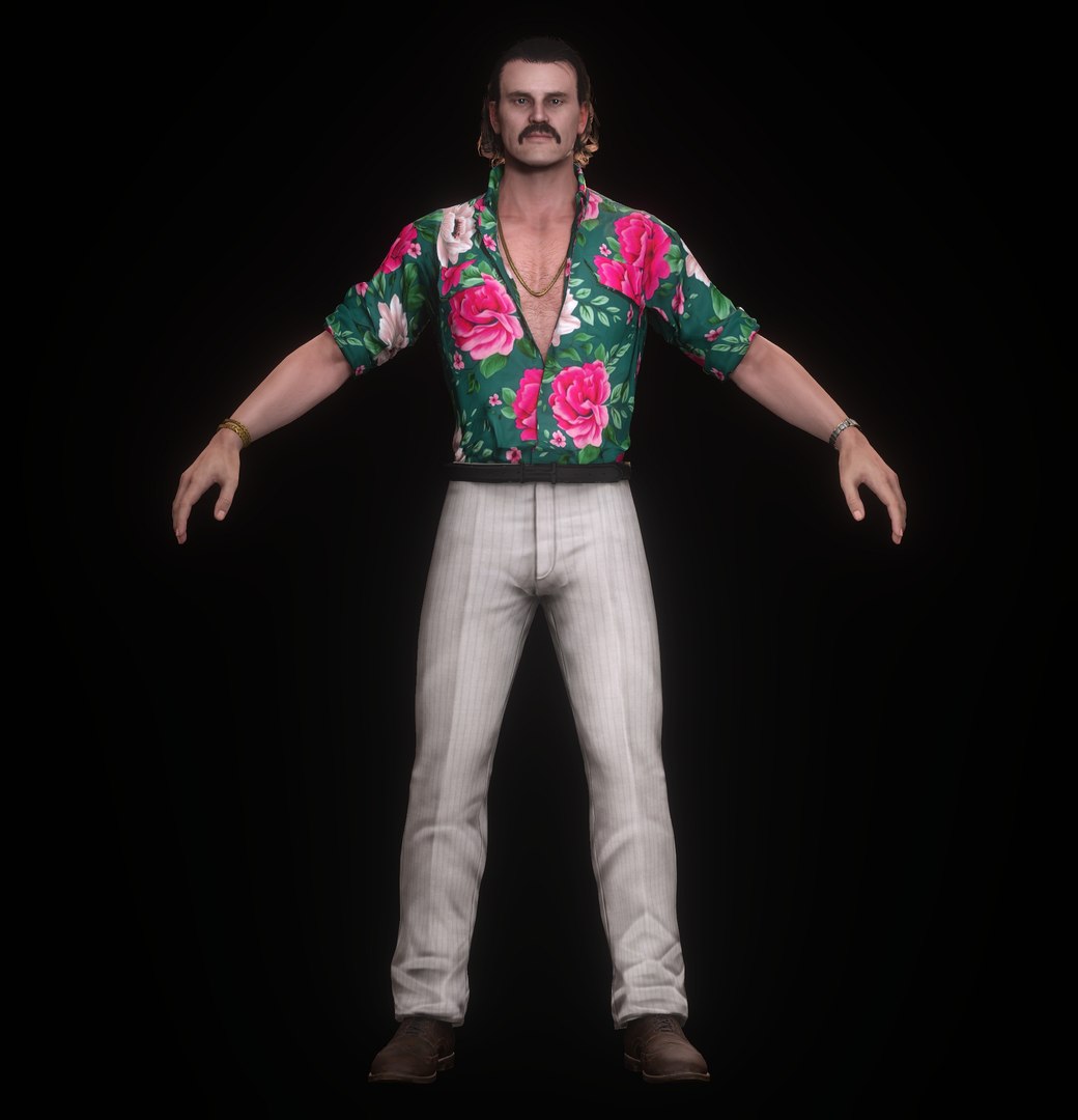 Gangster Mafia PBR Game Ready Model - TurboSquid 2098815