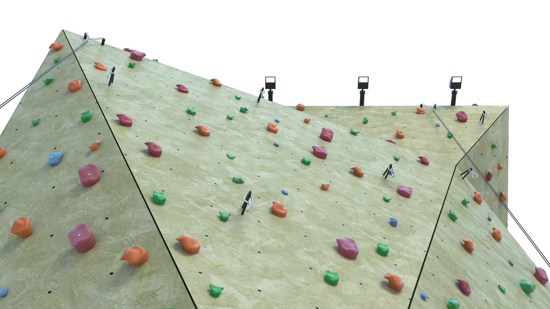 Climbing Wall 3 3D Model - TurboSquid 1820799