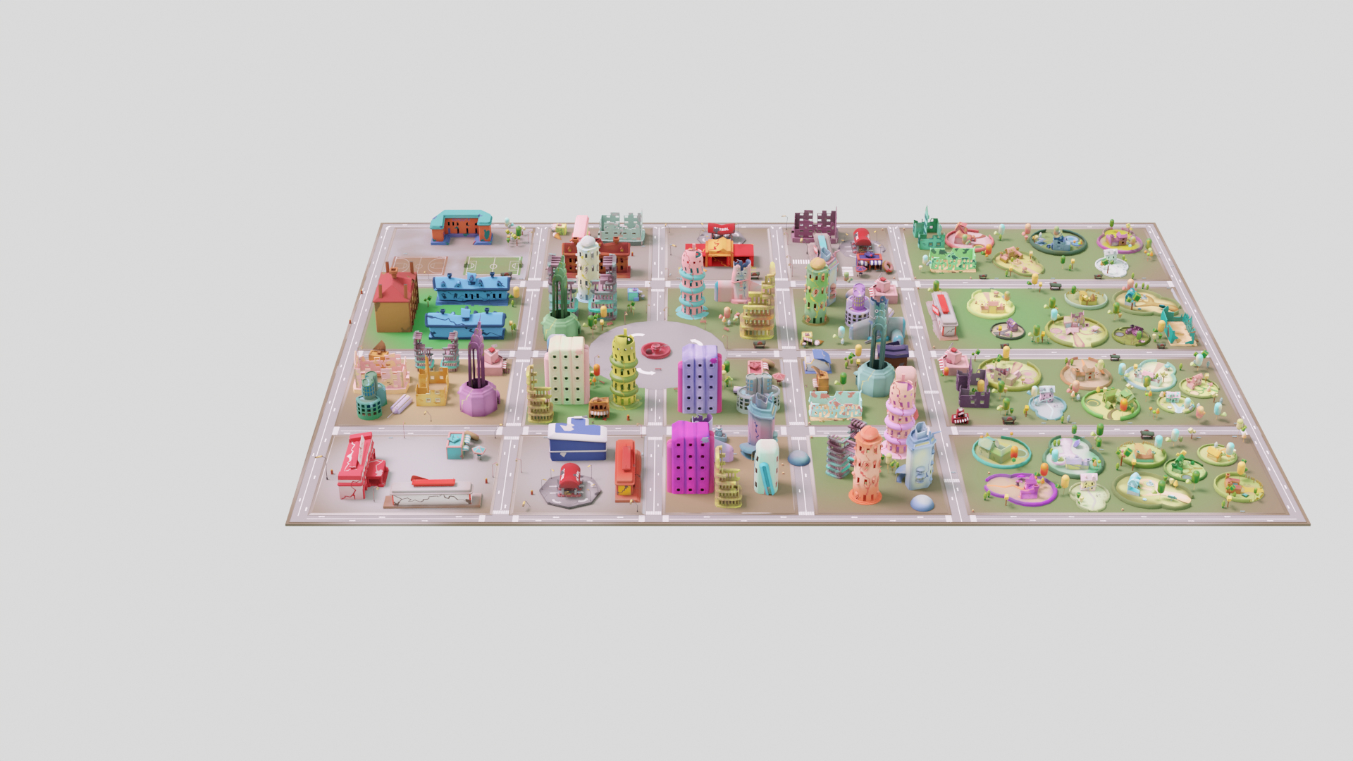 Clay Zombie APOCALYPSE City Environment 3D Model - TurboSquid 1981361