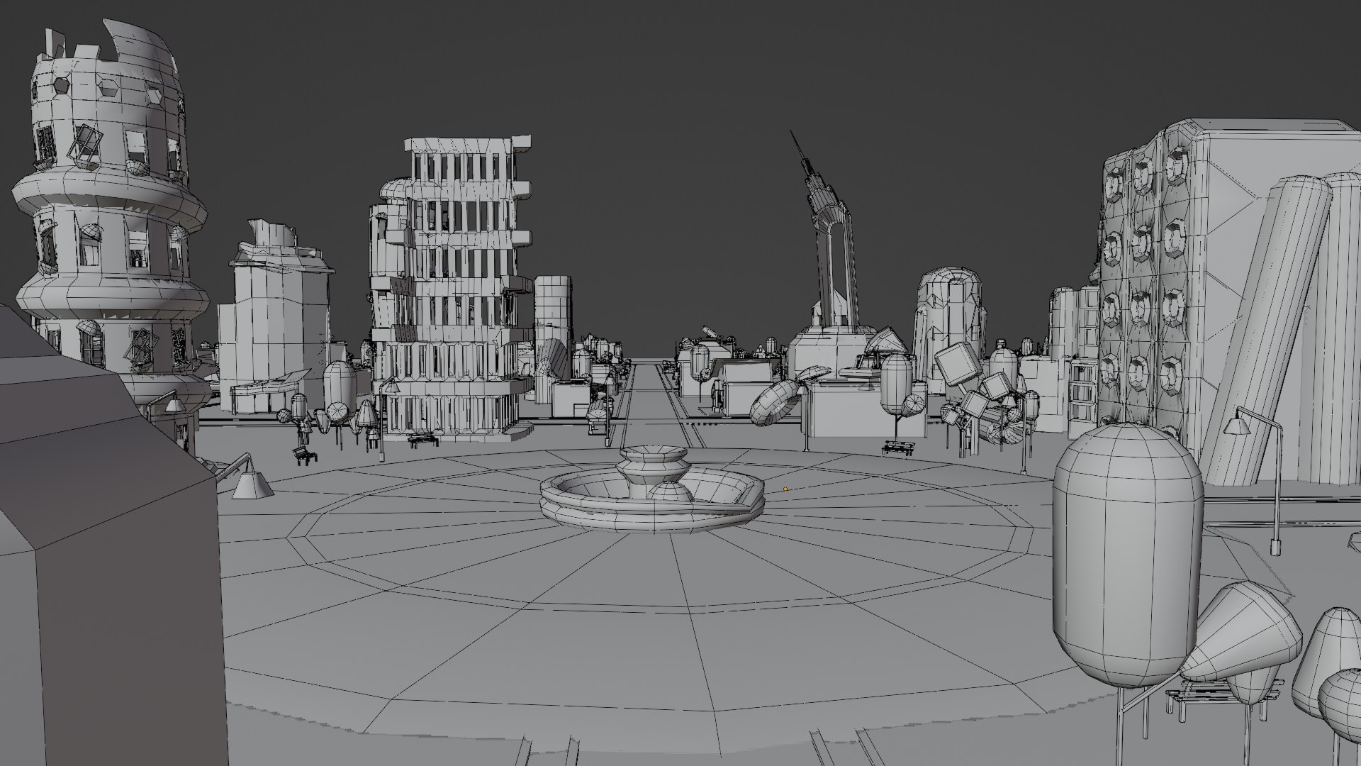 Clay Zombie APOCALYPSE City Environment 3D Model - TurboSquid 1981361