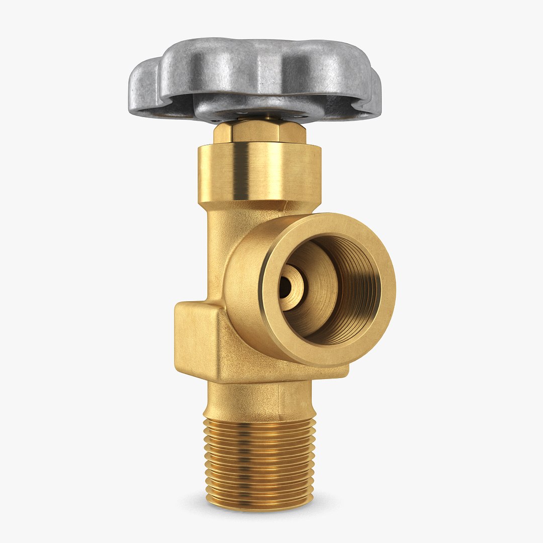 3d gas valve model