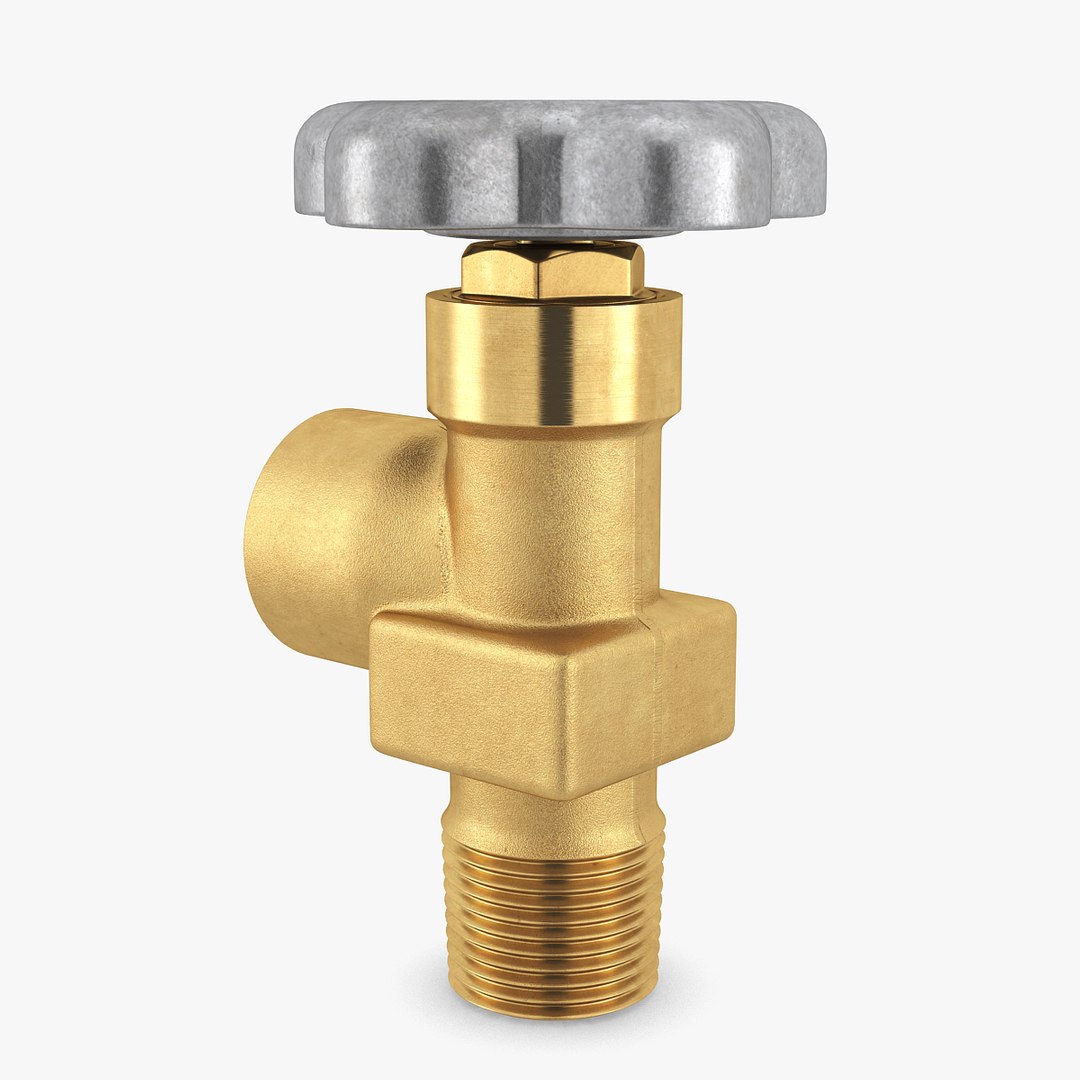 3d gas valve model