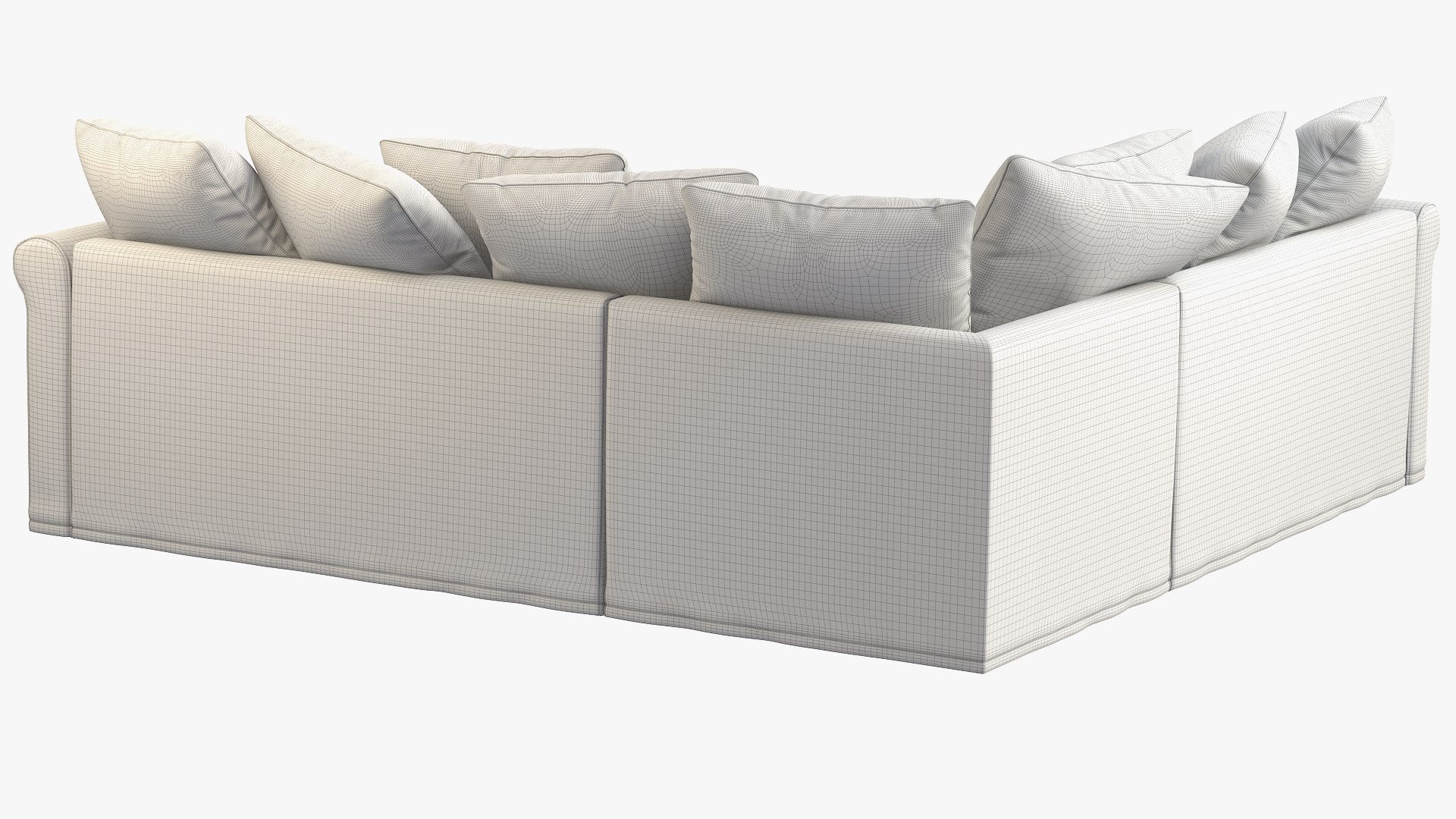 Ikea Harlanda Sofa Model - TurboSquid 1584055