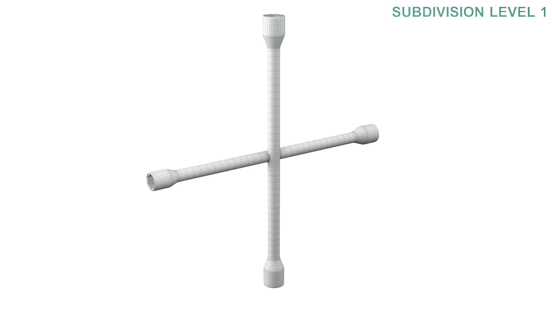 Lug Wrench 3D model - TurboSquid 1738094