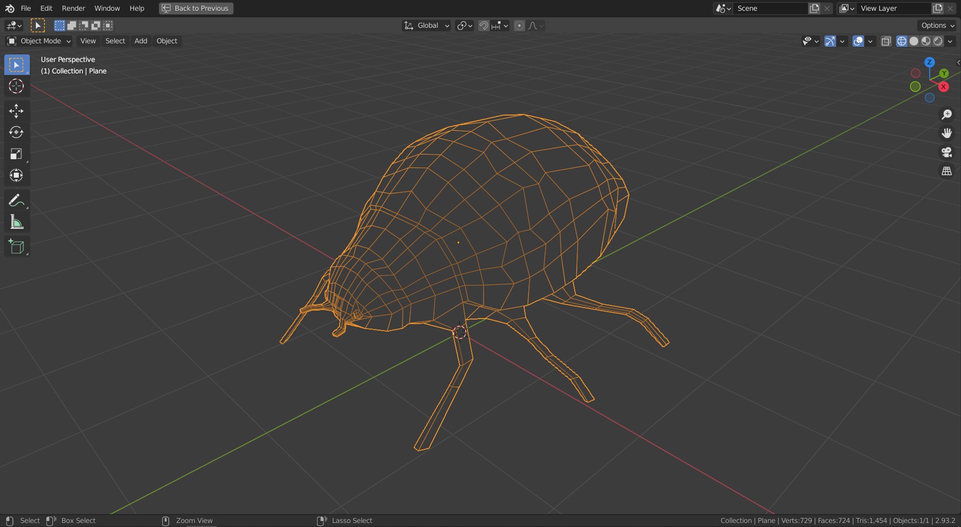 Low-poly Ladybug 3D Model - TurboSquid 1777215