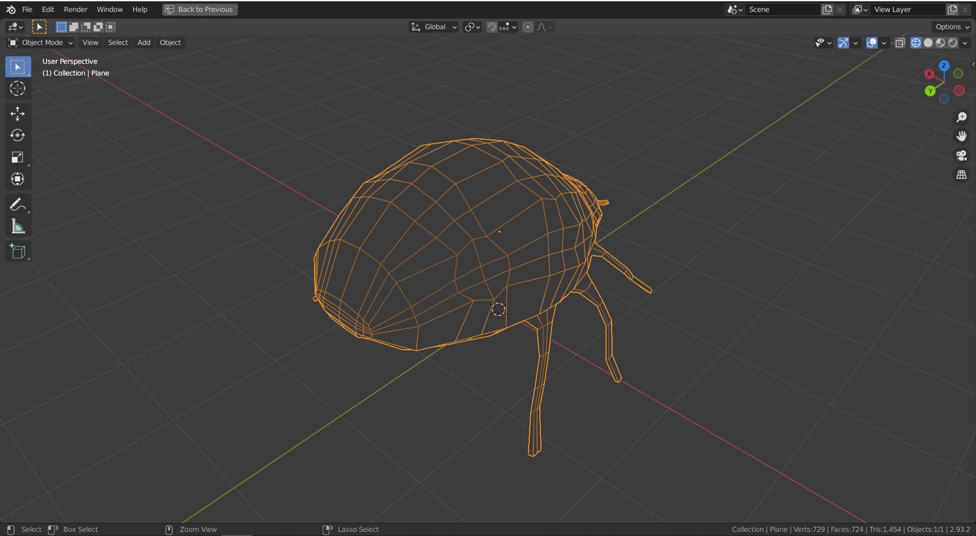 Low-poly Ladybug 3D Model - TurboSquid 1777215
