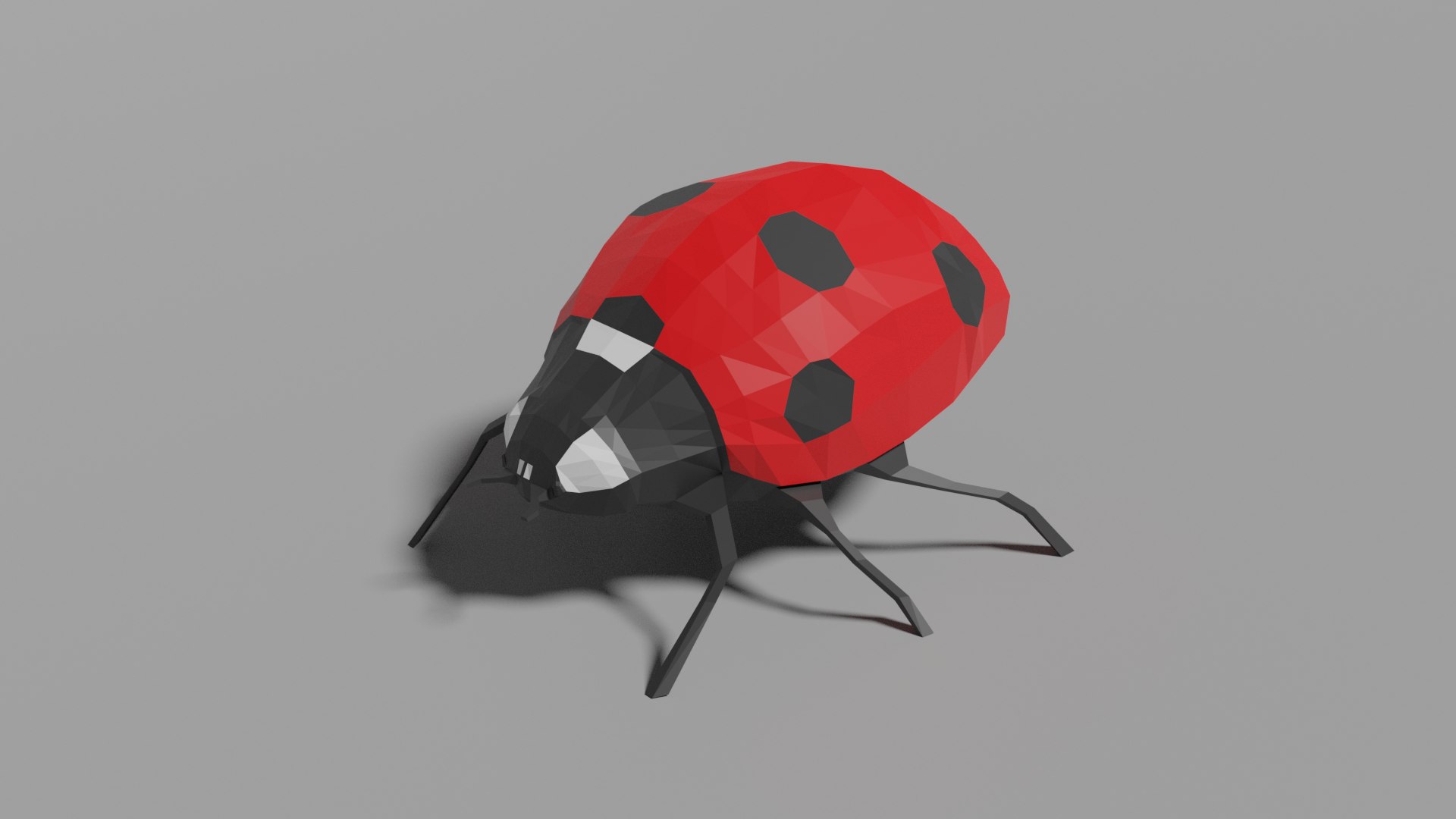 Low-poly Ladybug 3D Model - TurboSquid 1777215