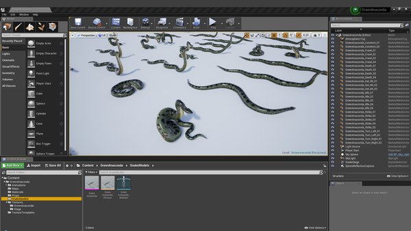 3D model green anaconda - TurboSquid 1256788