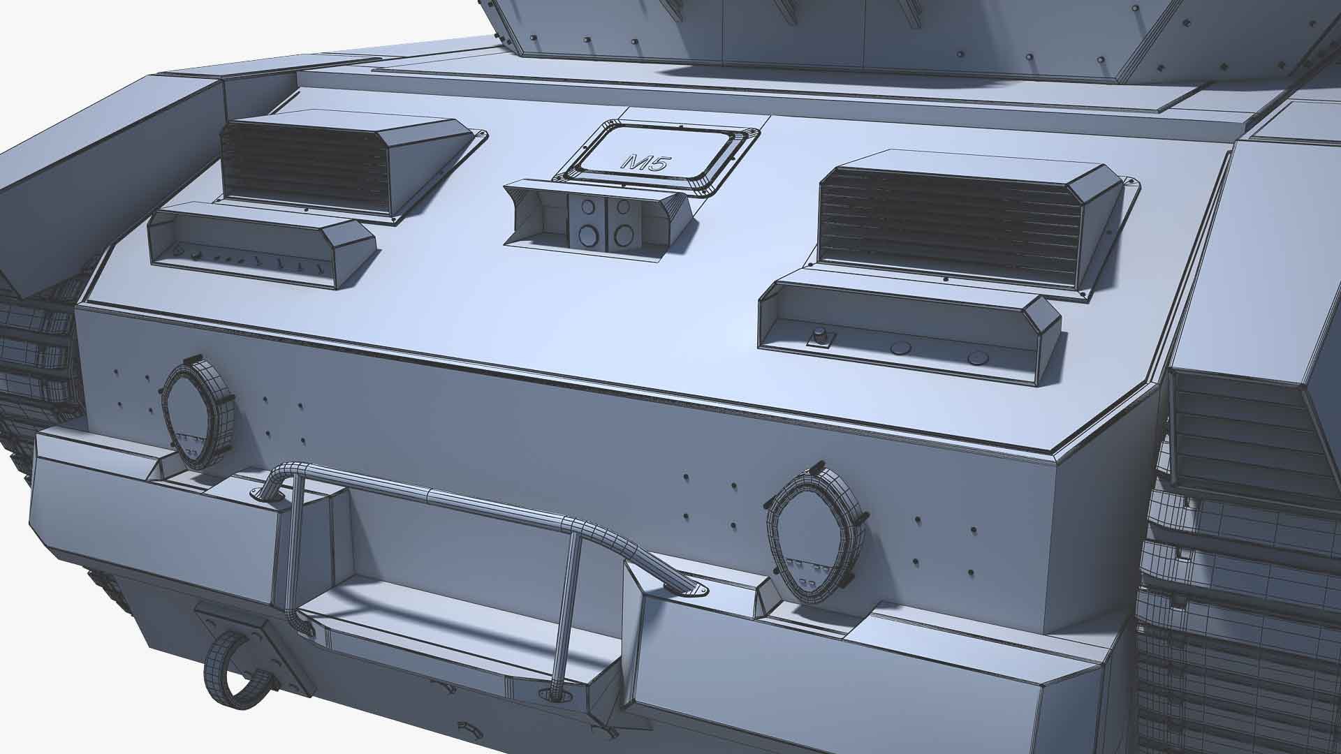 3D Ripsaw M5 Electric Tank - TurboSquid 1967645