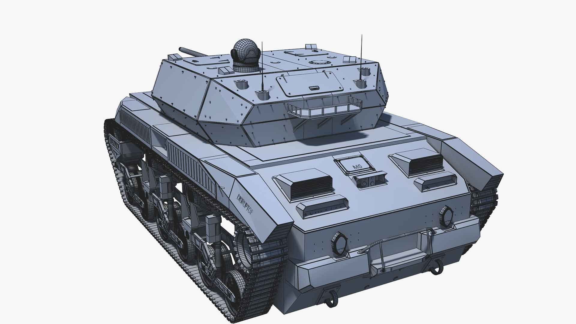 3D Ripsaw M5 Electric Tank - TurboSquid 1967645