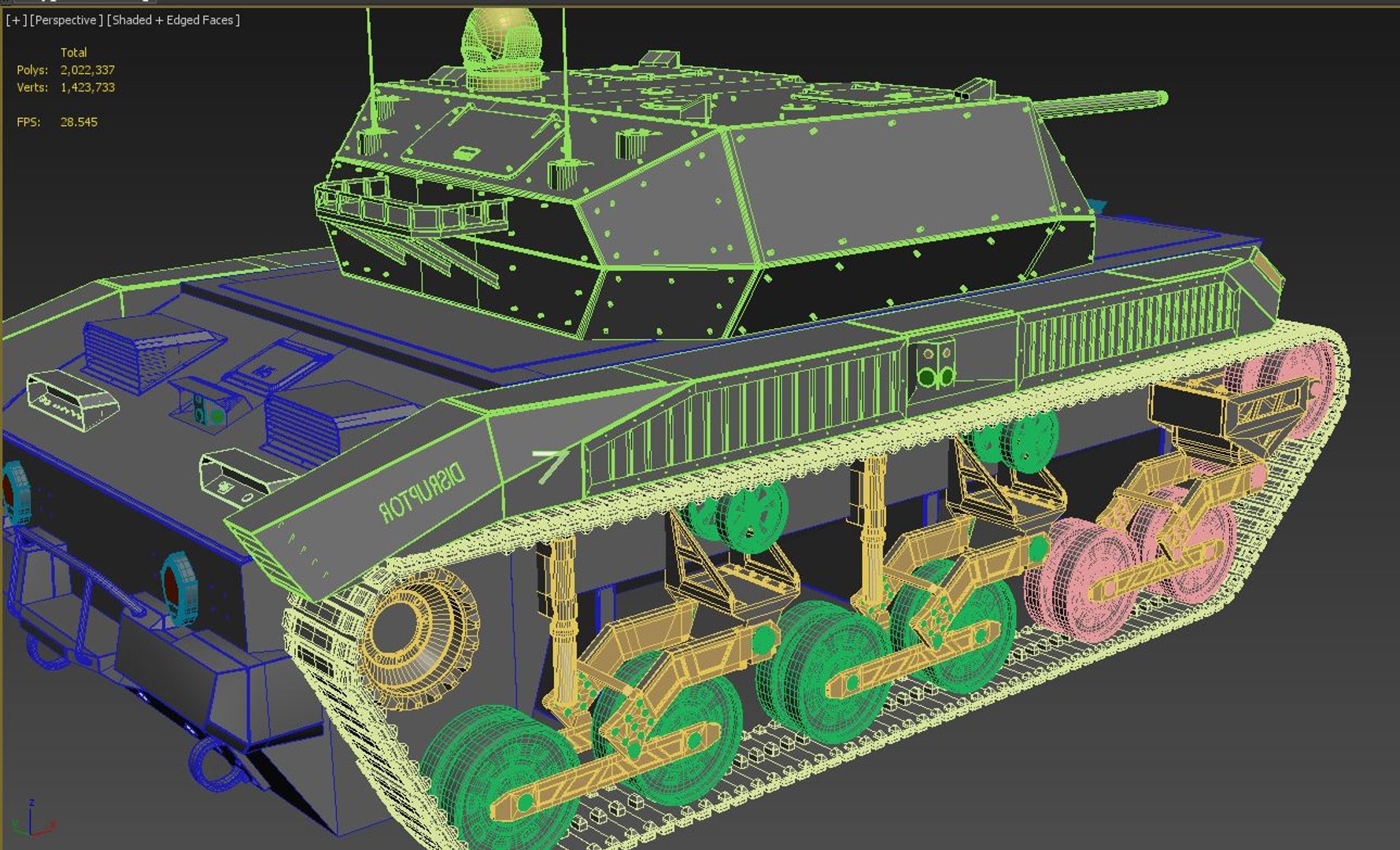 3D Ripsaw M5 Electric Tank - TurboSquid 1967645
