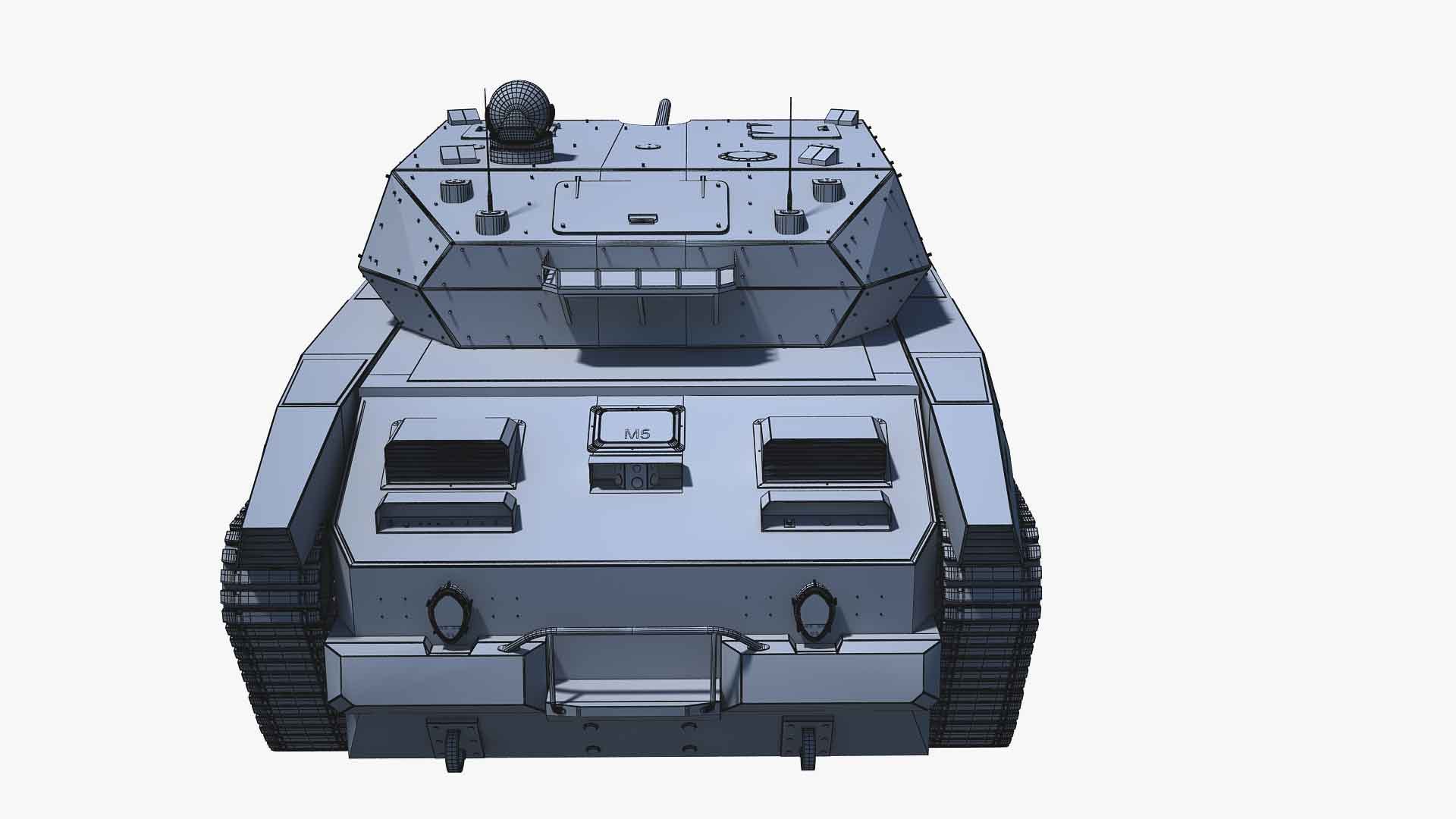 3D Ripsaw M5 Electric Tank - TurboSquid 1967645